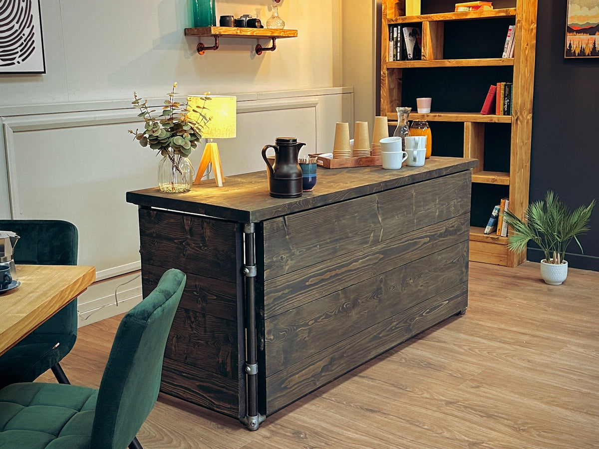 Industrial Style Counter, Bar, Front Desk, Handmade Welcome Desk ...